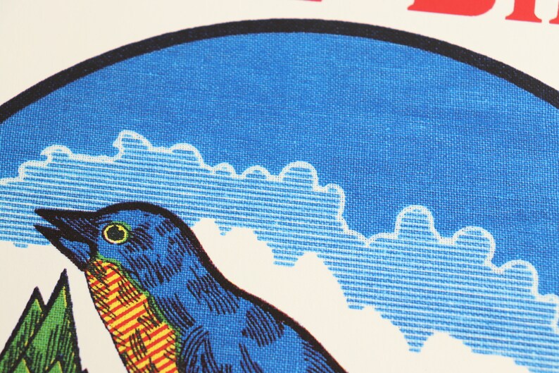 Blue Bird Flour Art Print 11x17 or 8.5x11 Cortez Milling Colorado ...