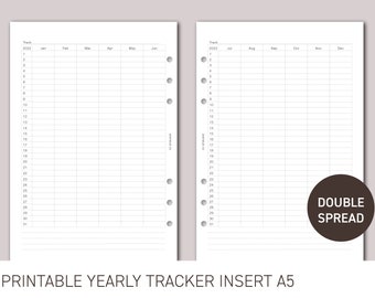 Year Overview Chart - Etsy
