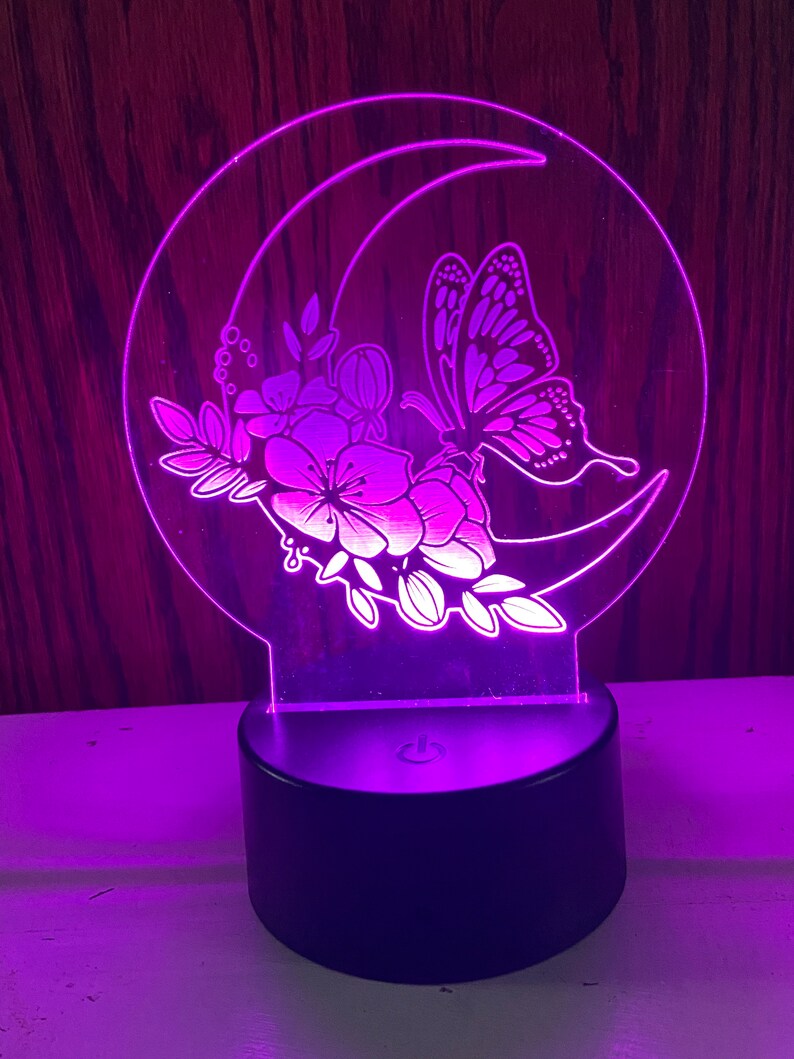 Customizable LED Tabletop Light - Etsy