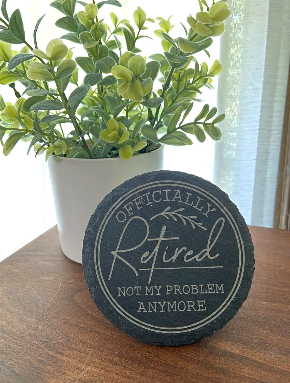 Retirement Drink Coaster - Etsy