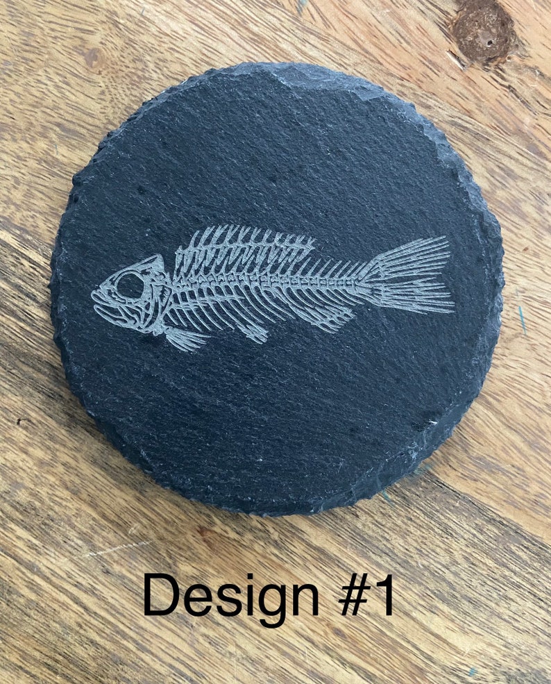 Fish Slate Coasters - Etsy