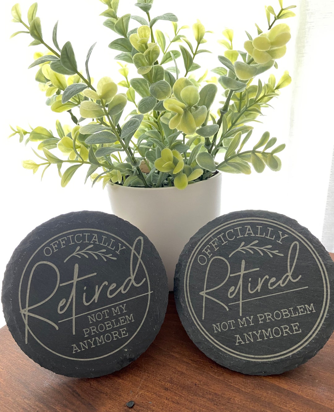 Retirement Drink Coaster - Etsy