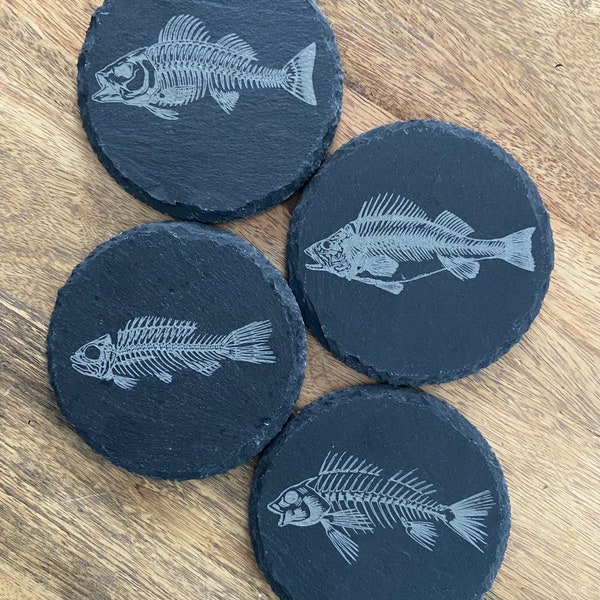 Fish Coasters Svg - Etsy