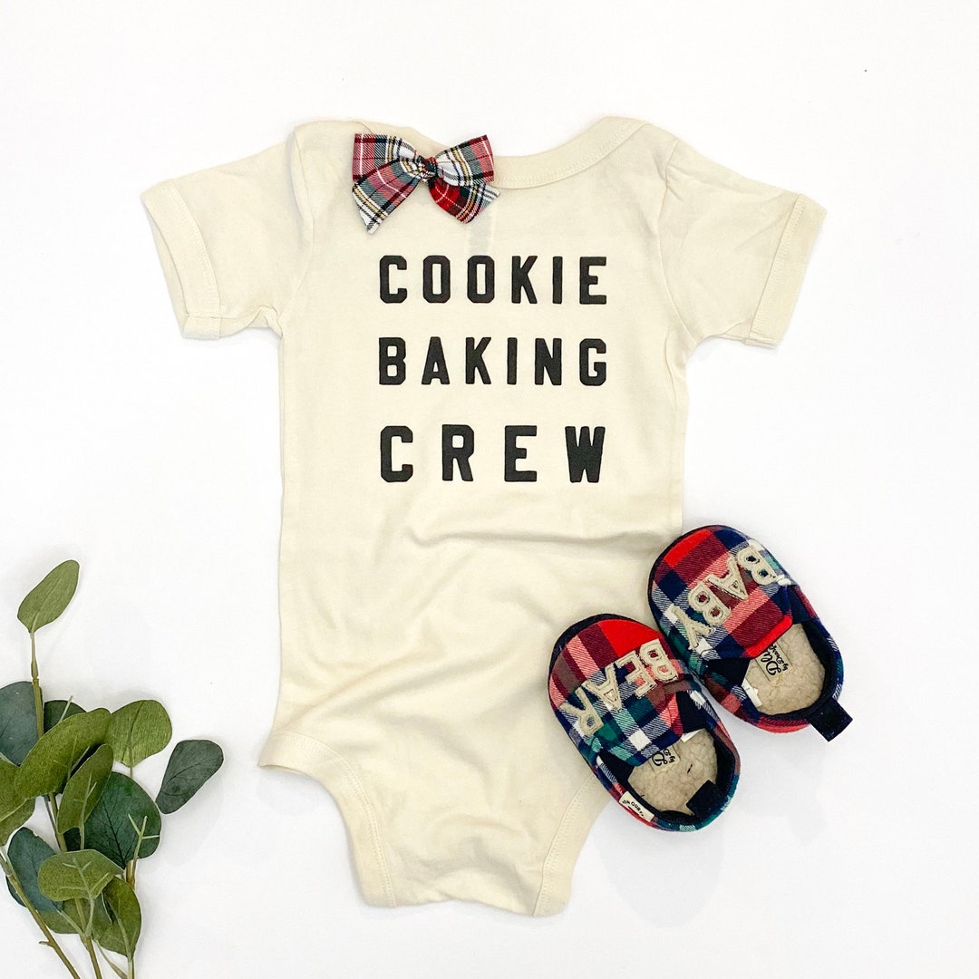 Cookie Baking Crew Bodysuit Cookie Making Outfit Matching Family ...