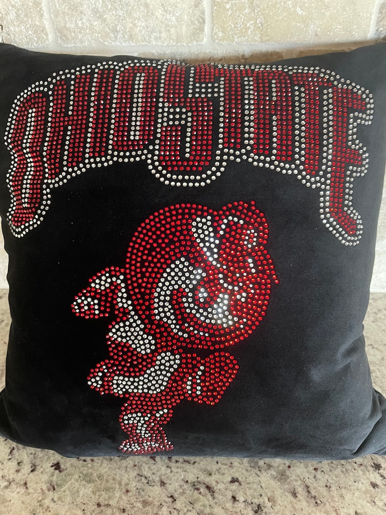 Ohio State Rhinestone Pillow Cover - Etsy