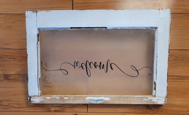 Vintage Antique Window With Glass Authentic Vintage - Etsy