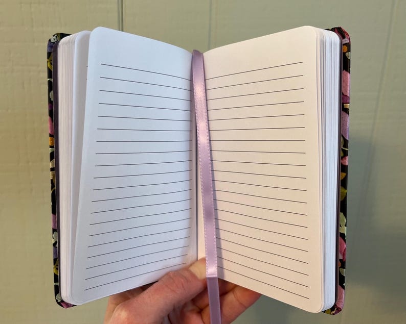 Personalized Chenille Varsity Letter Mini Floral Journal Notebook ...