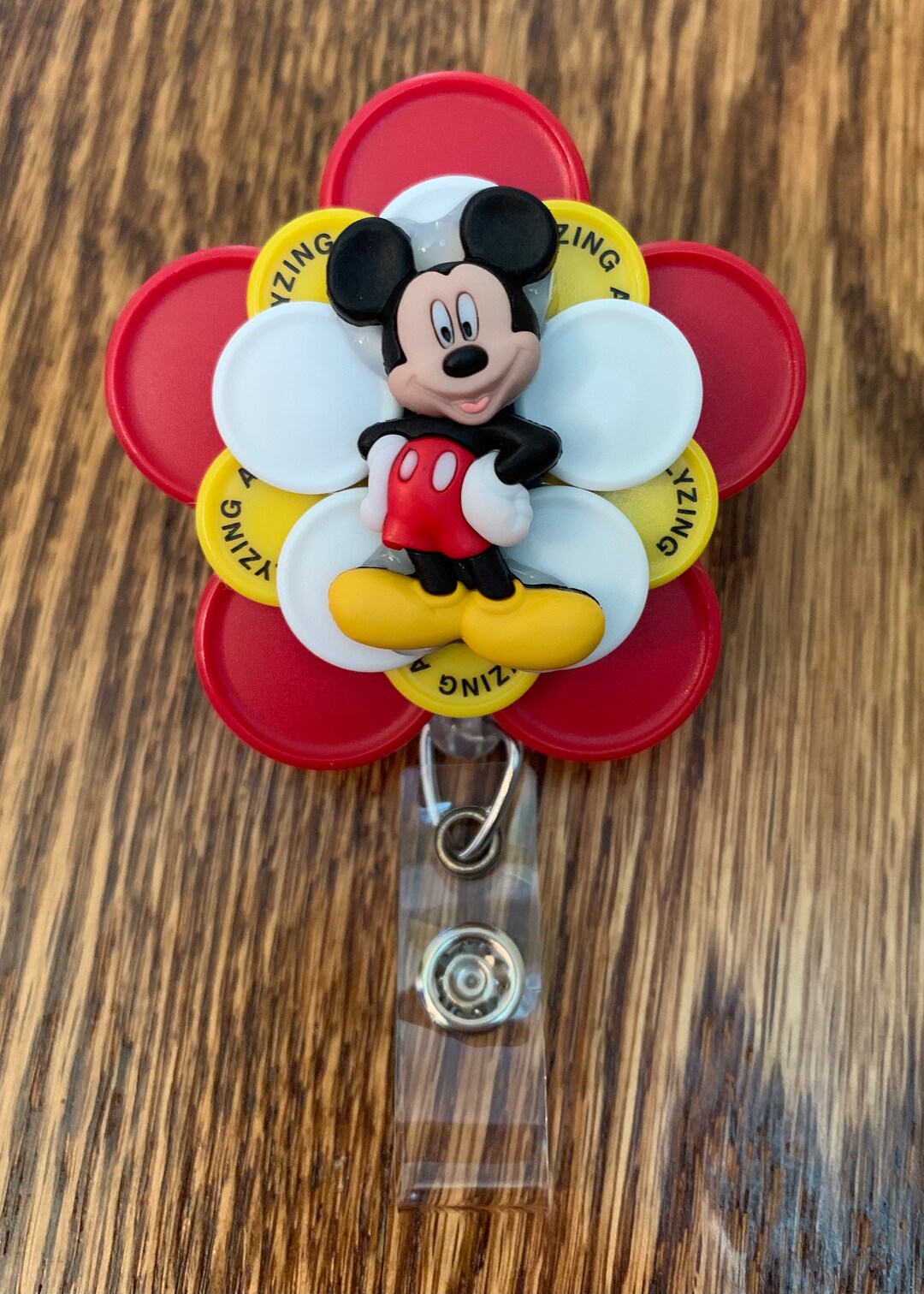 Mickey Mouse Disney Medicine Vial Cap Badge Reel - Etsy