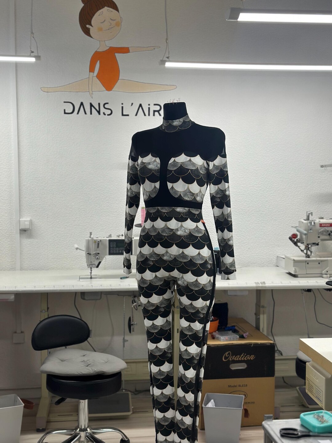 Mermaid Cotton Costume, Leotard, Catsuit, Jumpsuit, Unitard, Romper for ...