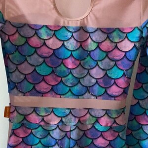 Mermaid Cotton Costume, Leotard, Catsuit, Jumpsuit, Unitard, Romper for ...