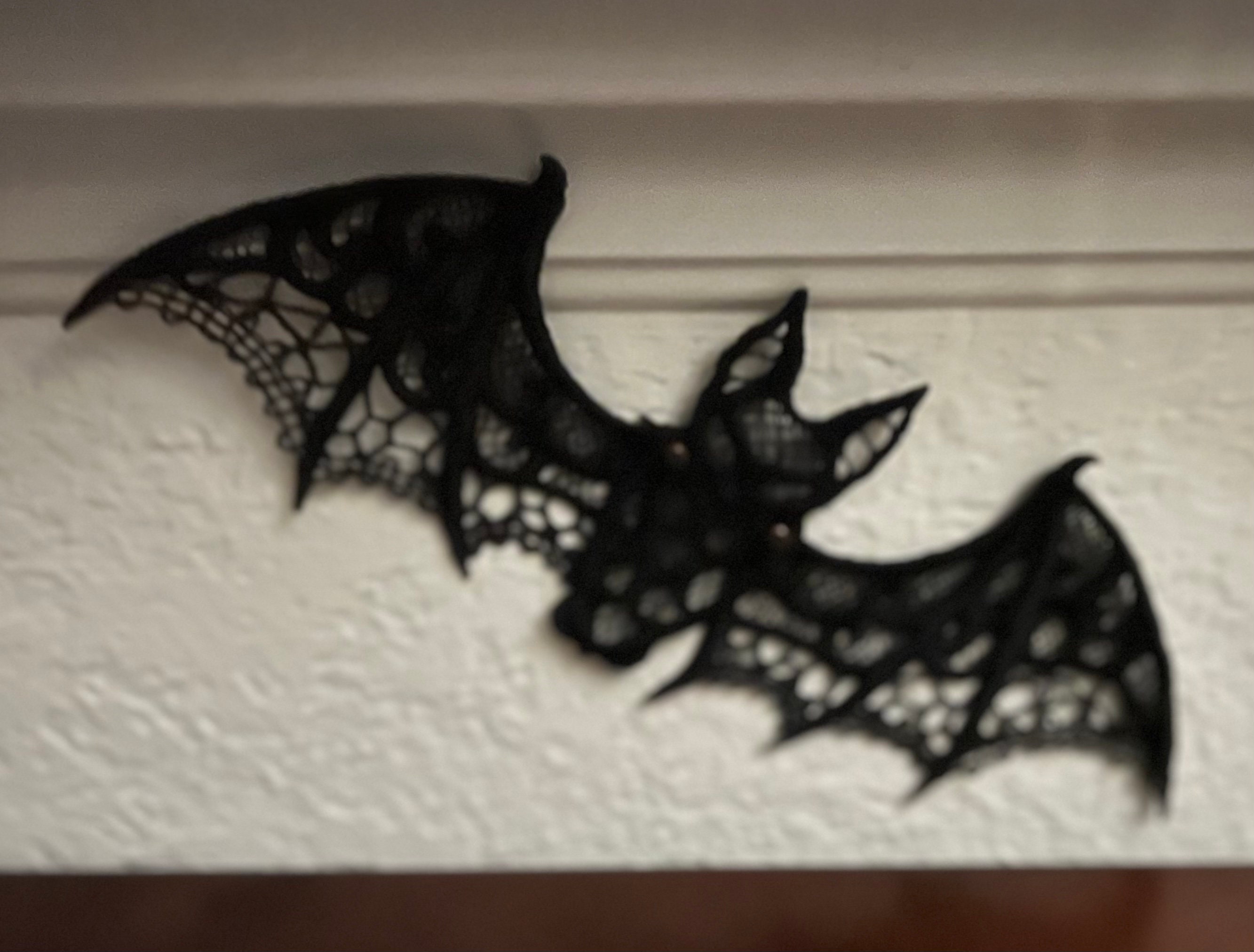 3D Freestanding Lace Raven Bat Cauldron or Witches Hat Are - Etsy