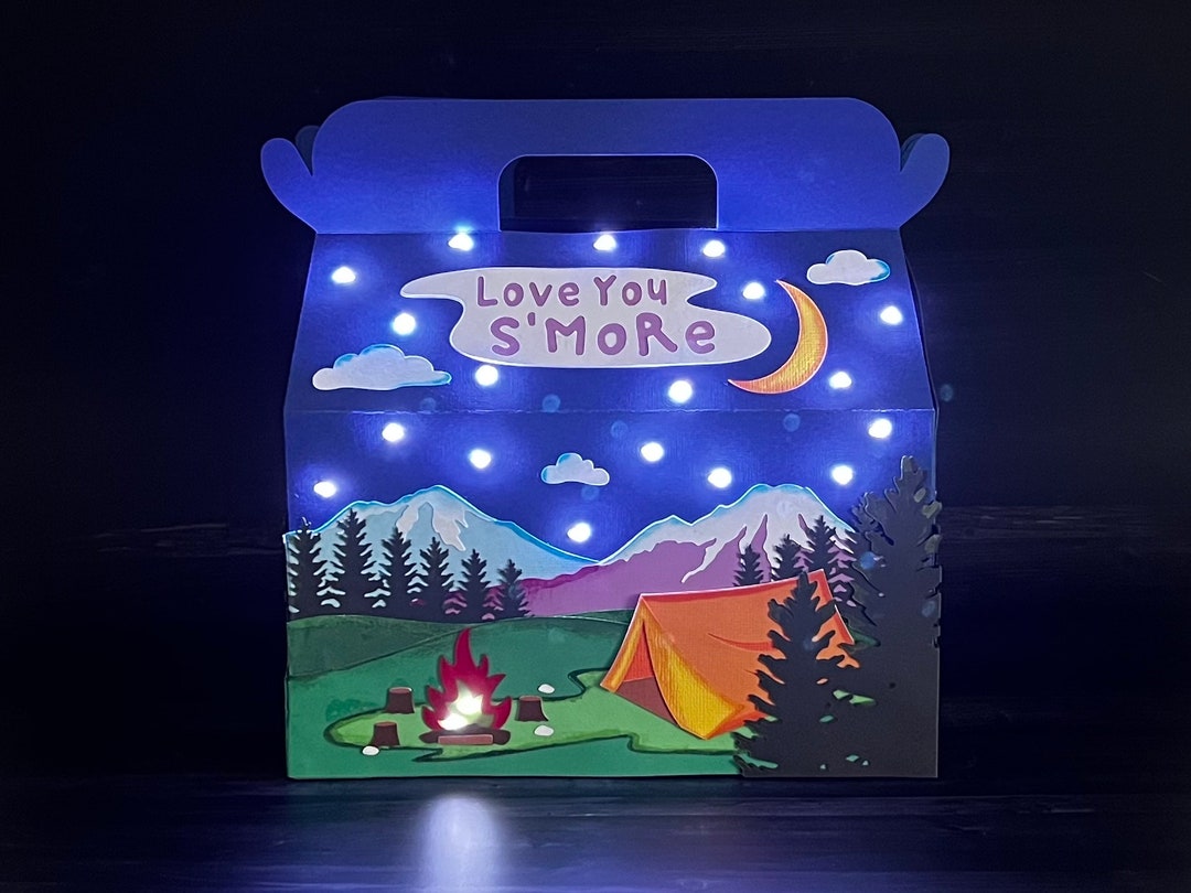 Smore Box With Led Lights - Etsy
