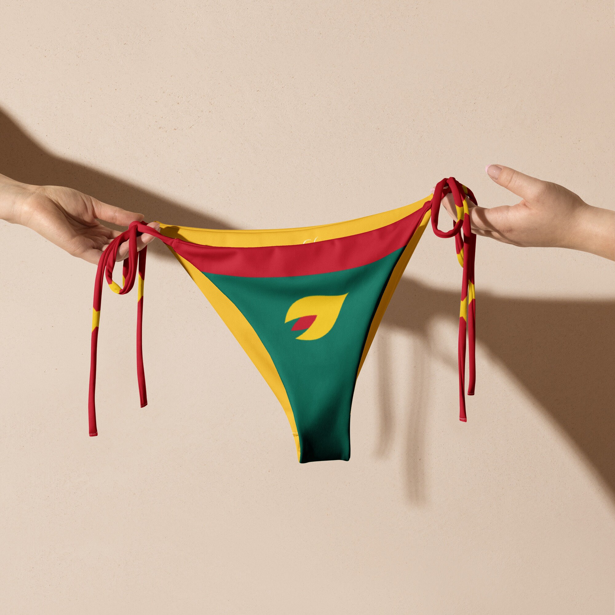 Grenada String Bikini Bottom, Coat of Arms, Flag, Summer, Swimwear ...