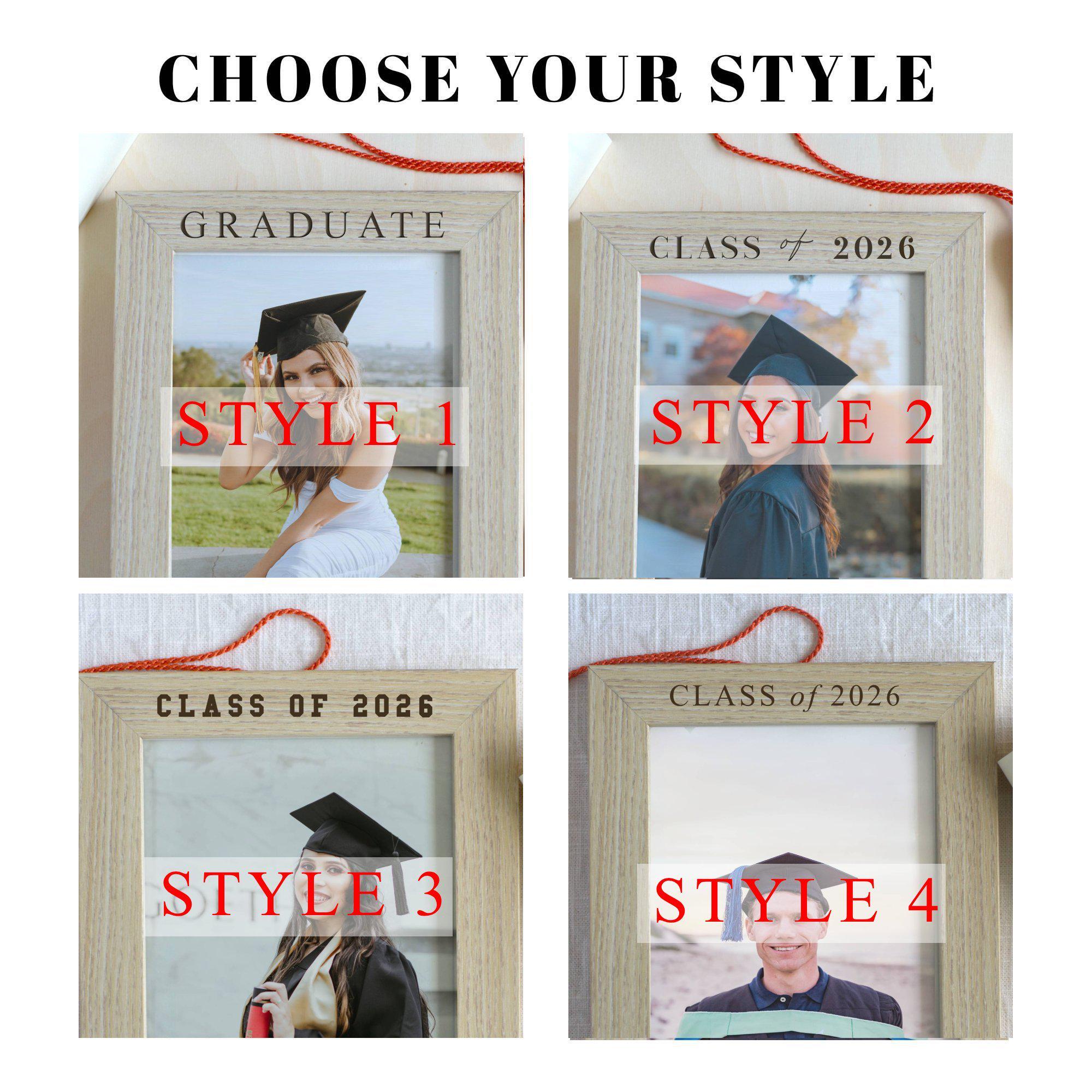 Custom Graduation Picture Frame, Senior College Graduation Gift ...