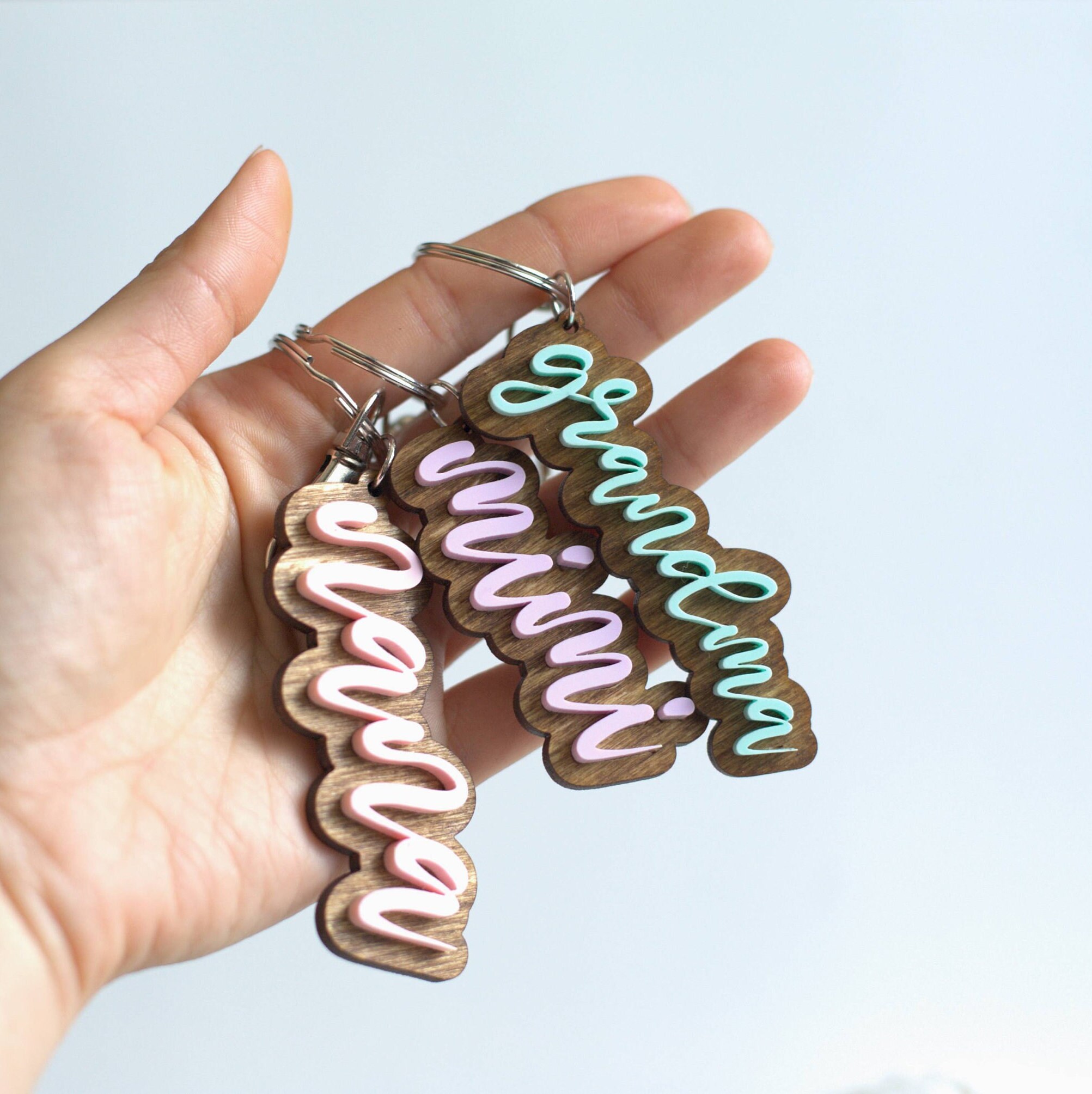 Mother's Day, Personalized Keychain, Gift for Mom, Gift for Her, Custom ...