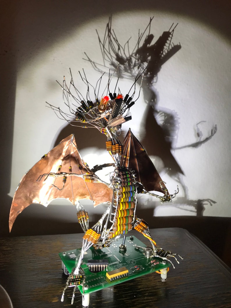 Gnarly Carley the Copper Dragon - Etsy