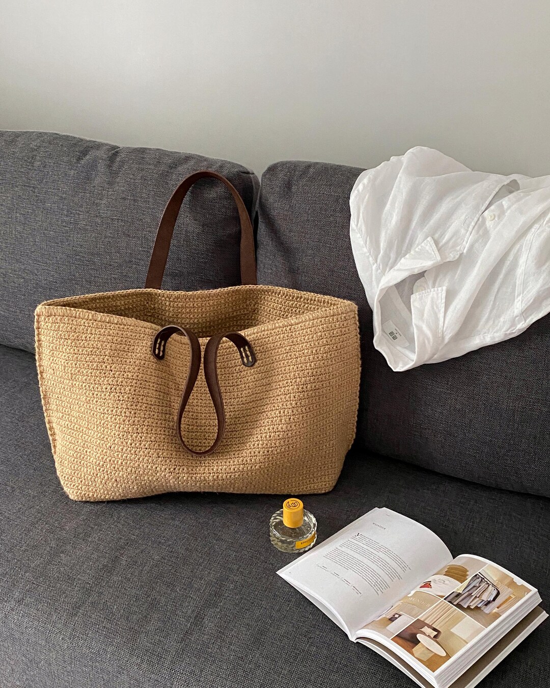 Crochet Tote Bag Pattern With Video Tutorial – Beginner-friendly ...