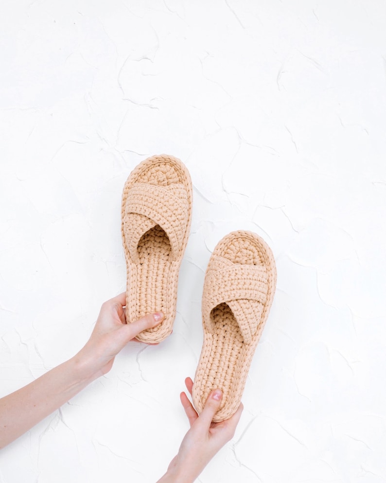 Criss Cross Slippers Crochet Tutorial, Step-by-step Video Masterclass ...