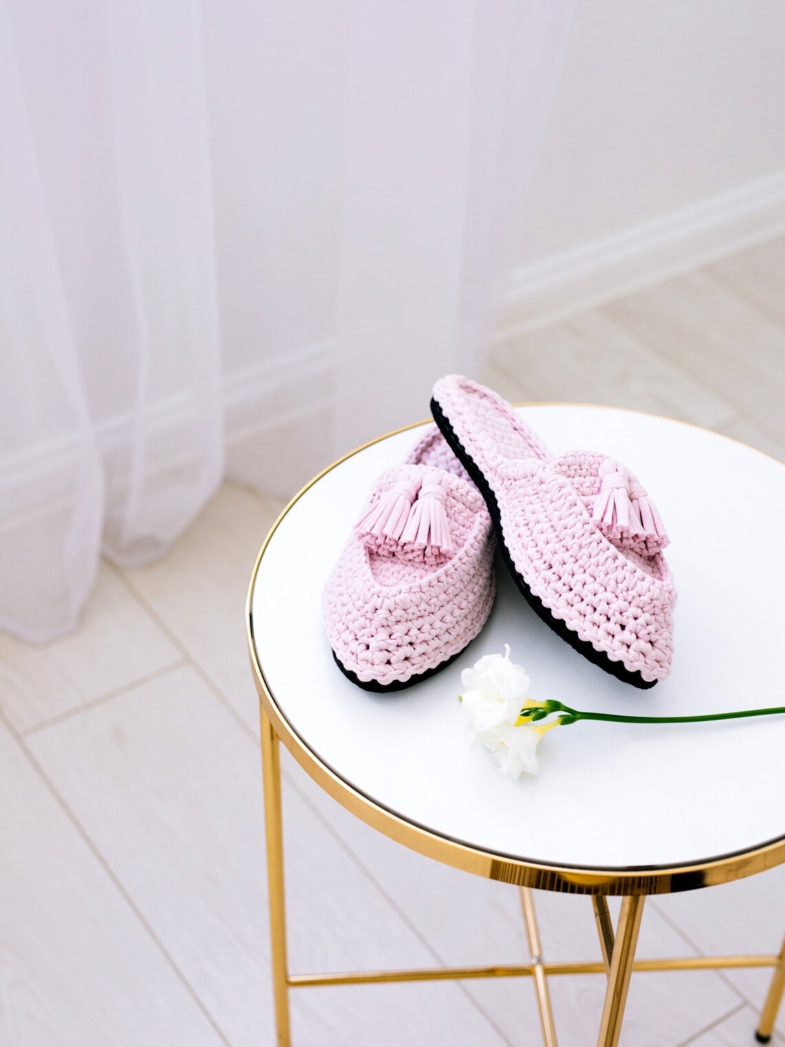 Mules With Tassels Crochet Tutorial Pdfstep-by-step - Etsy