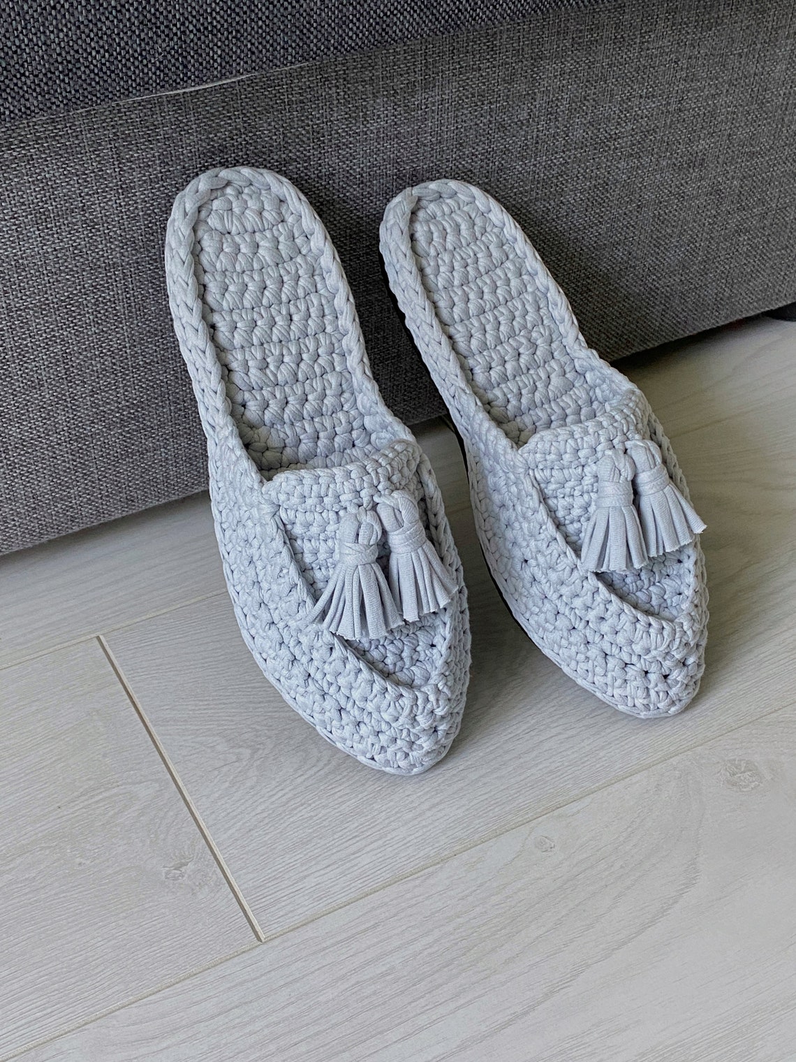 Mules With Tassels Crochet Tutorial Pdfstep-by-step - Etsy