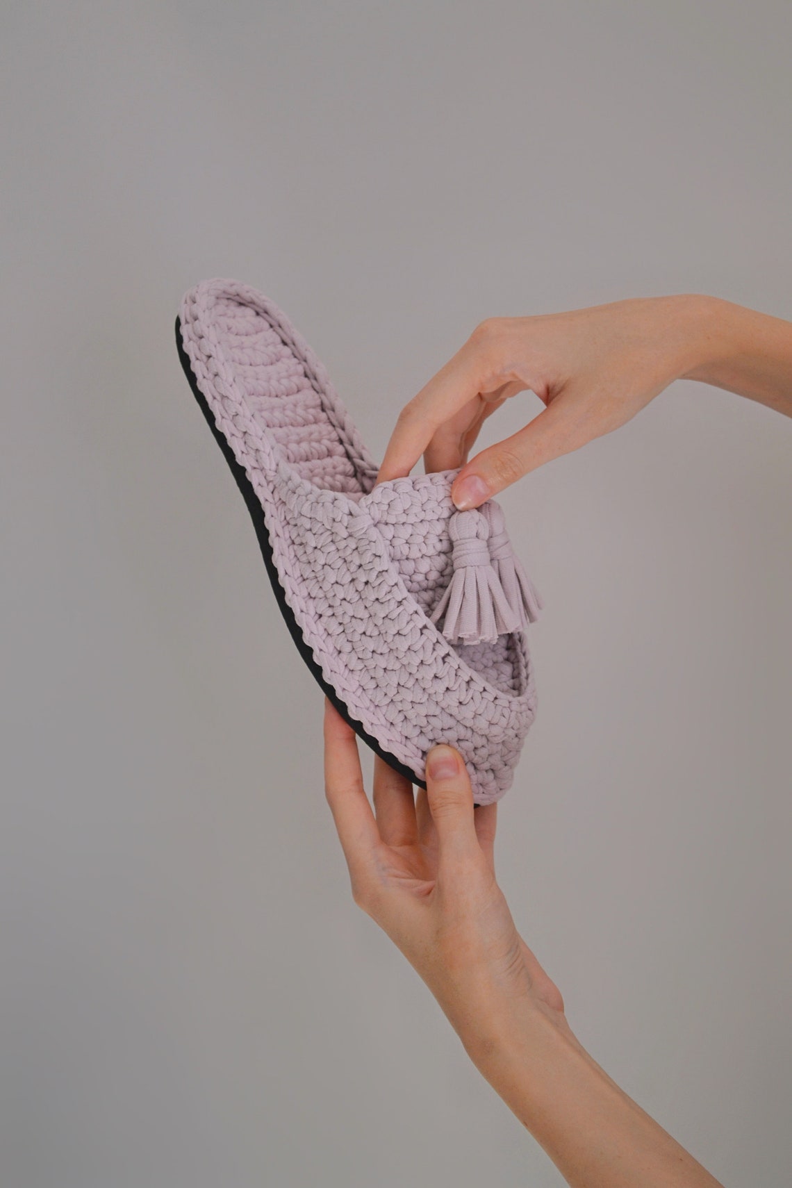 Mules With Tassels Crochet Tutorial Pdfstep-by-step - Etsy
