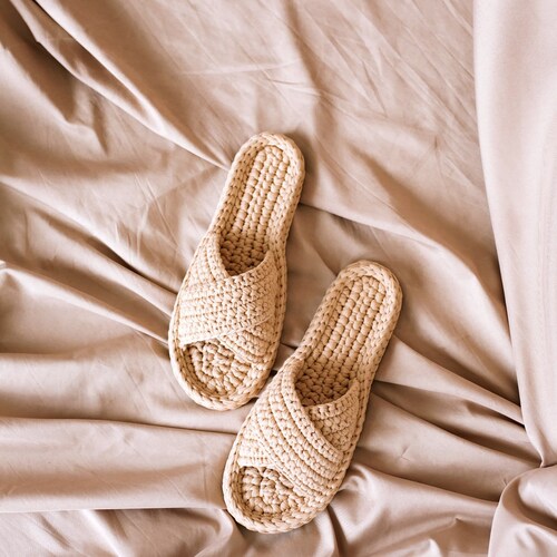 Criss Cross Slippers Crochet Tutorial Step-by-step Video - Etsy