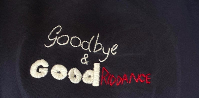 Juice WRLD Inspired Hoodie, “goodbye and Good Riddance” Handmade ...