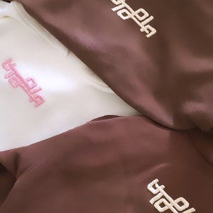 Hand-embroidered Travis Scott “UTOPIA” Inspired Hoodie | Unisex ...