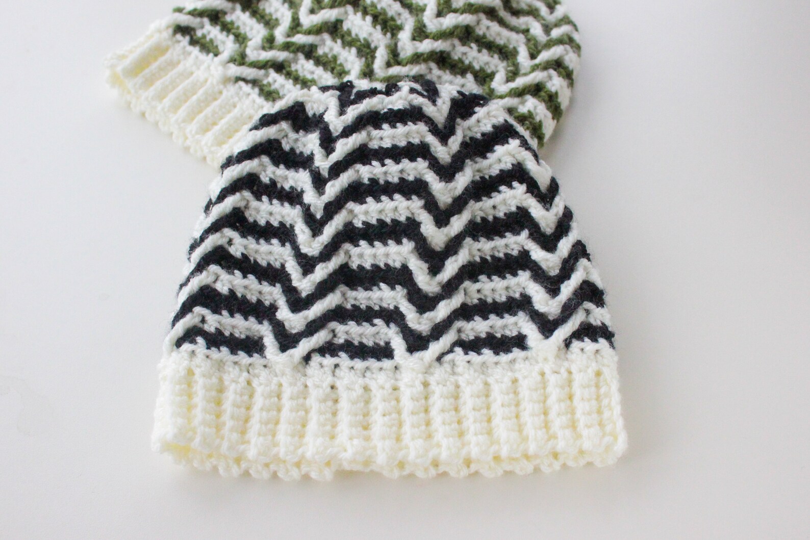 Striped CROCHET HAT PATTERN Crochet Beanie Baby Kids - Etsy