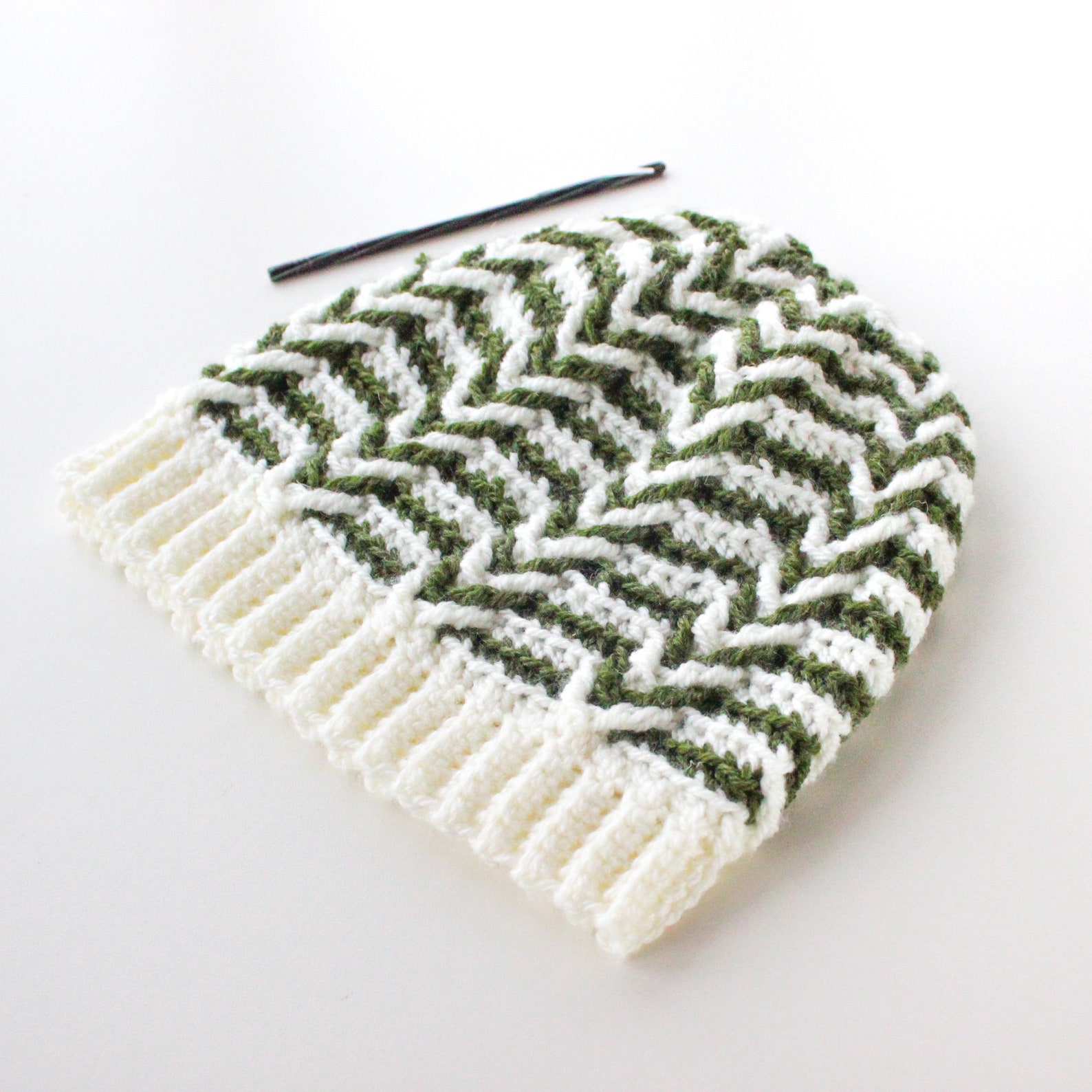 Striped CROCHET HAT PATTERN Crochet Beanie Baby Kids - Etsy