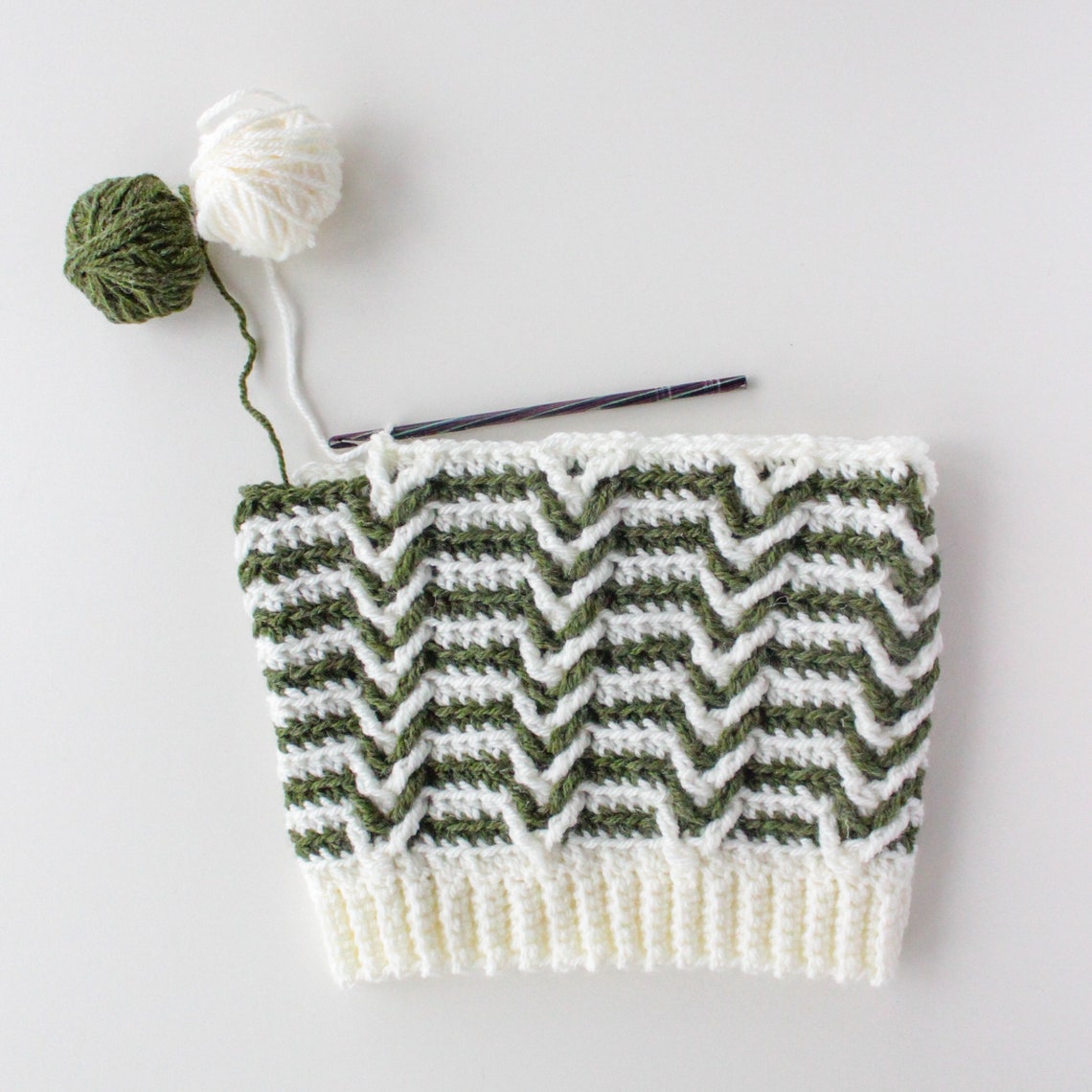 Striped CROCHET HAT PATTERN Crochet Beanie Baby Kids - Etsy