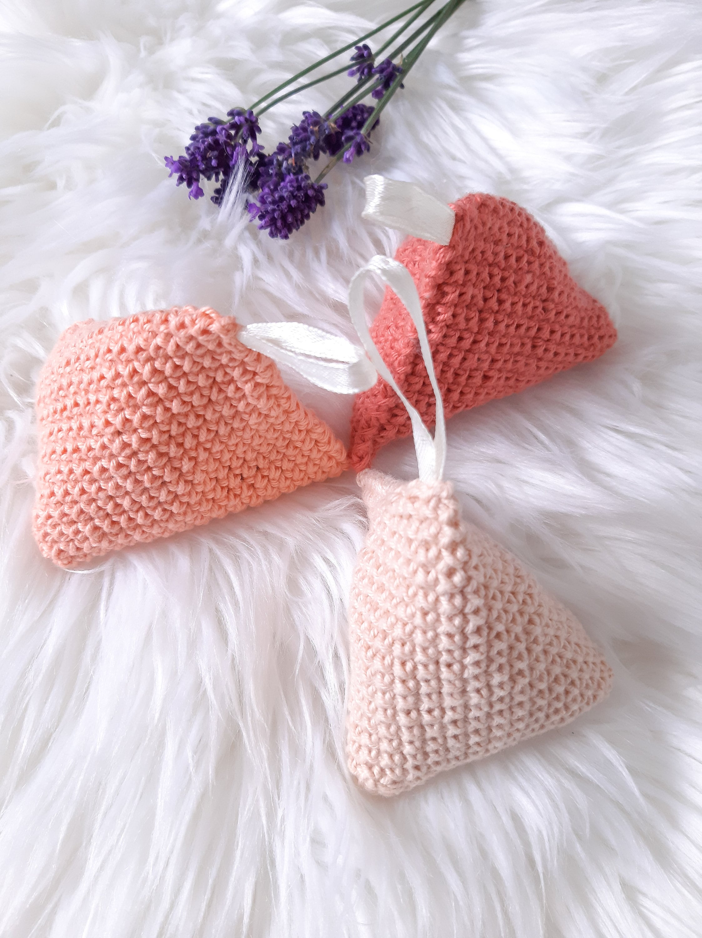 CROCHET PATTERN, Pyramid Lavender Bag, Gift Idea, Housewarming Gift ...