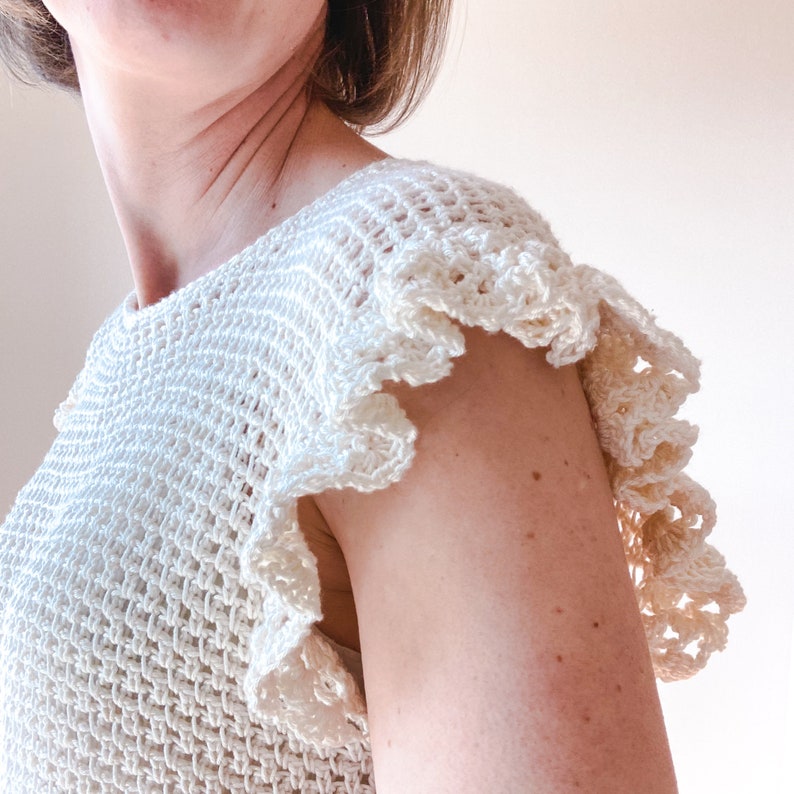 CROCHET TOP Pattern Summer Top Lightweight Top Crochet Tank - Etsy