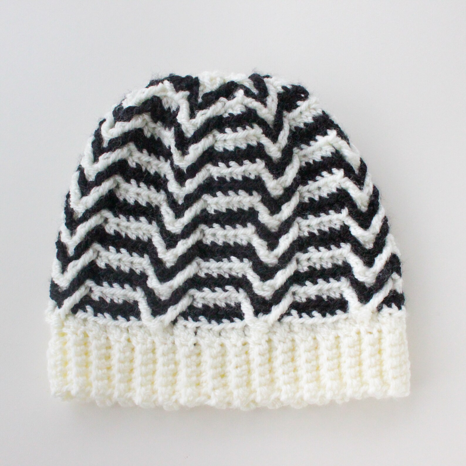 Striped CROCHET HAT PATTERN Crochet Beanie Baby Kids - Etsy