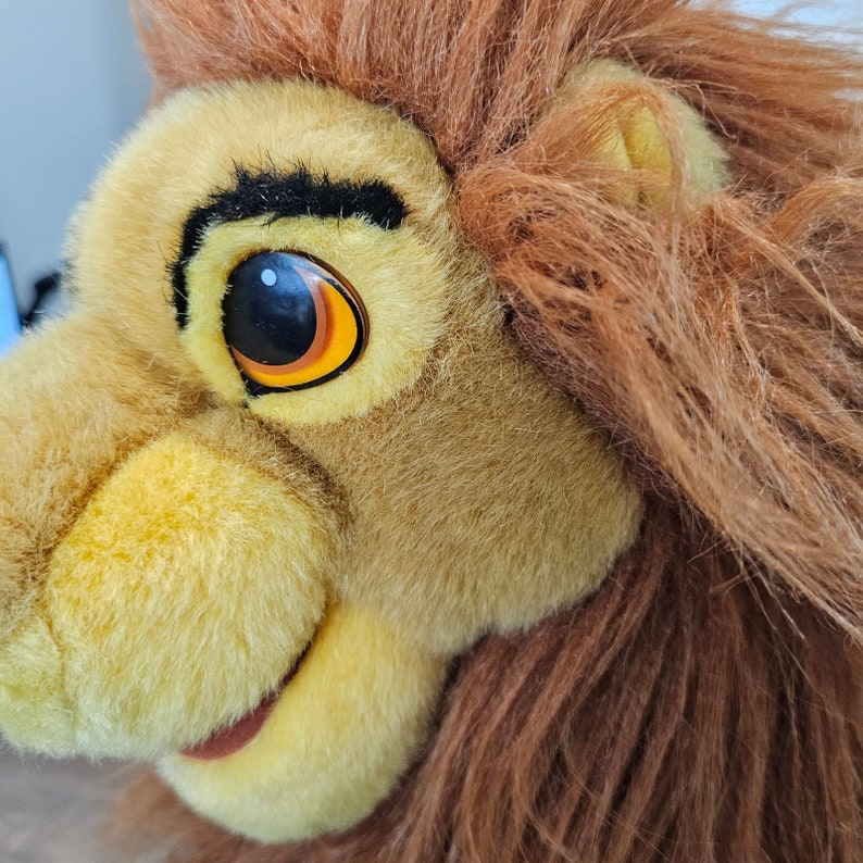 Disney the Lion King Simba Plush Hand Puppet Large Stuffed Animal 23 ...