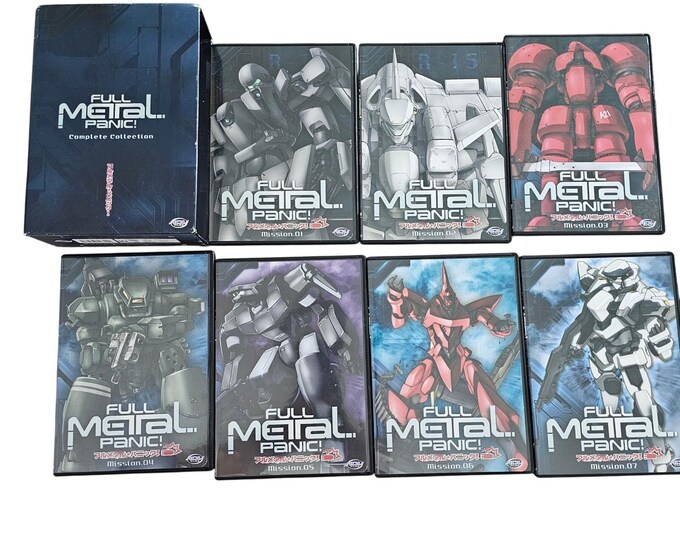 Full Metal Panic Anime DVD Box Set Complete Collection Mission 1-7 ...