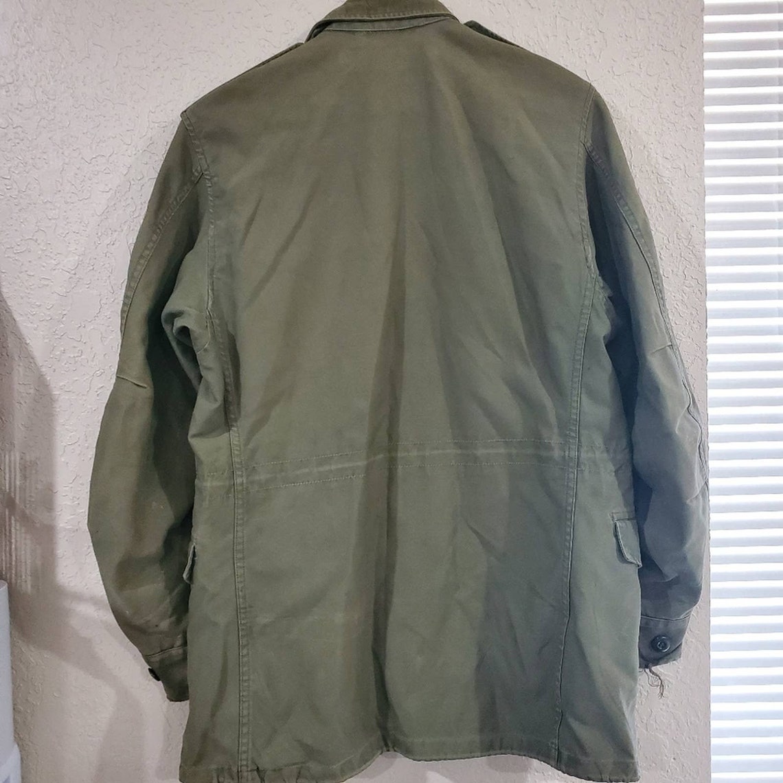 Vintage 60's U.S. Army Olive Green Field Coat Jacket Regular Size Small ...