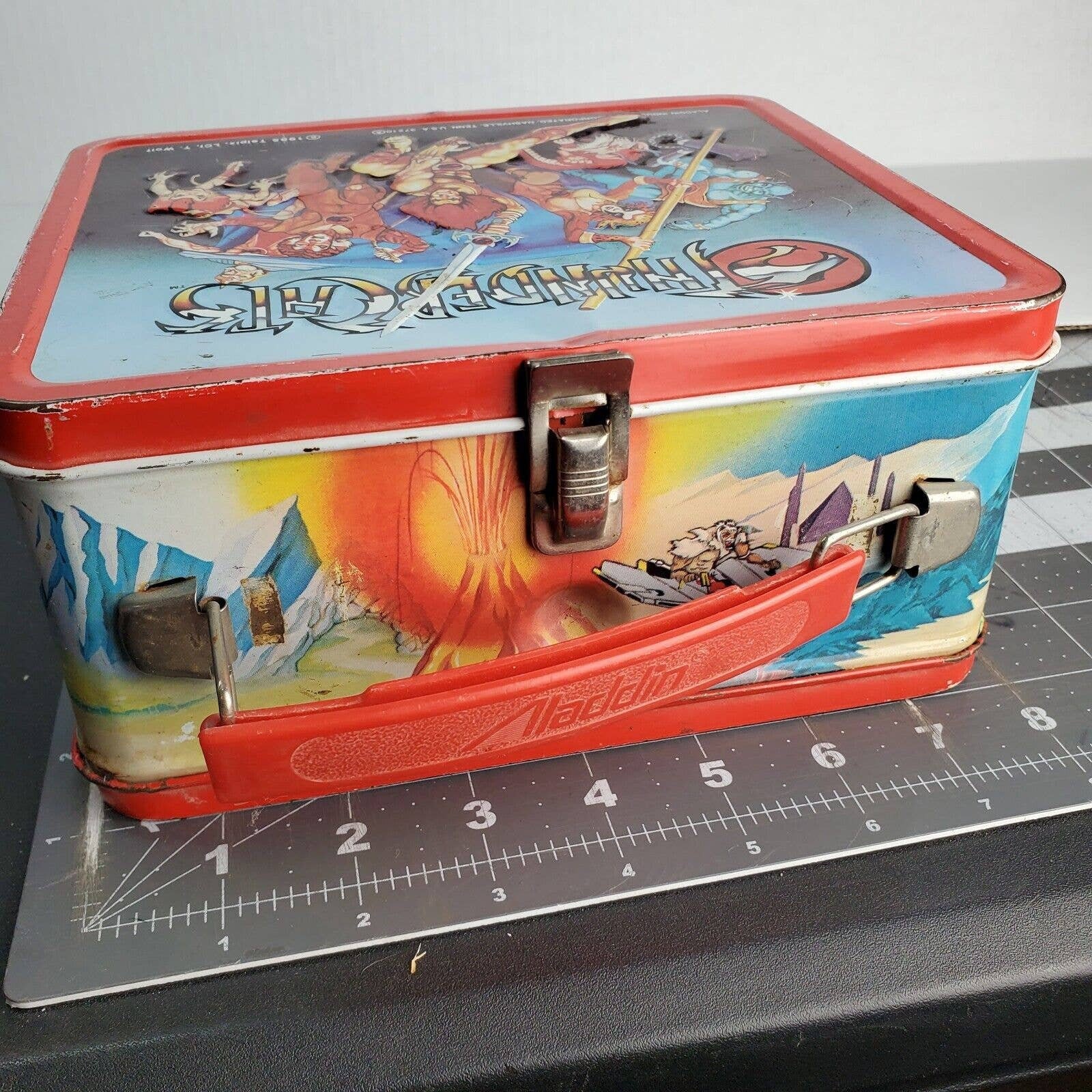 Thundercats Action Cartoon Superhero Vintage 80s Metal Lunchbox no ...