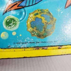 Battle of the Planets Cartoon Superheroes Vintage 70s Metal Lunchbox ...