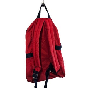 Vintage Smurfs Backpack 1980 Red Soccer Reflector Collectible Retro ...