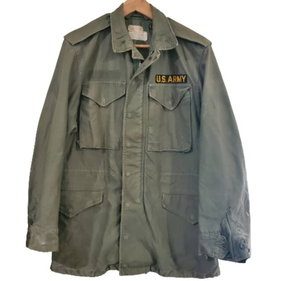 Vintage 60's U.S. Army Olive Green Field Coat Jacket - Etsy