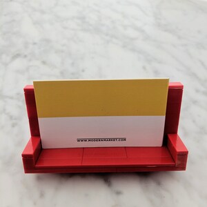 Lego Business Card Holder for Desktop or Countertop - Etsy