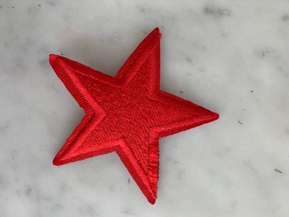 Red Star Patch Fabric | Etsy