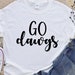 Go Dawgs Svgfootball Svgbulldogs Svgdawgs Svgsvg Cutting File - Etsy