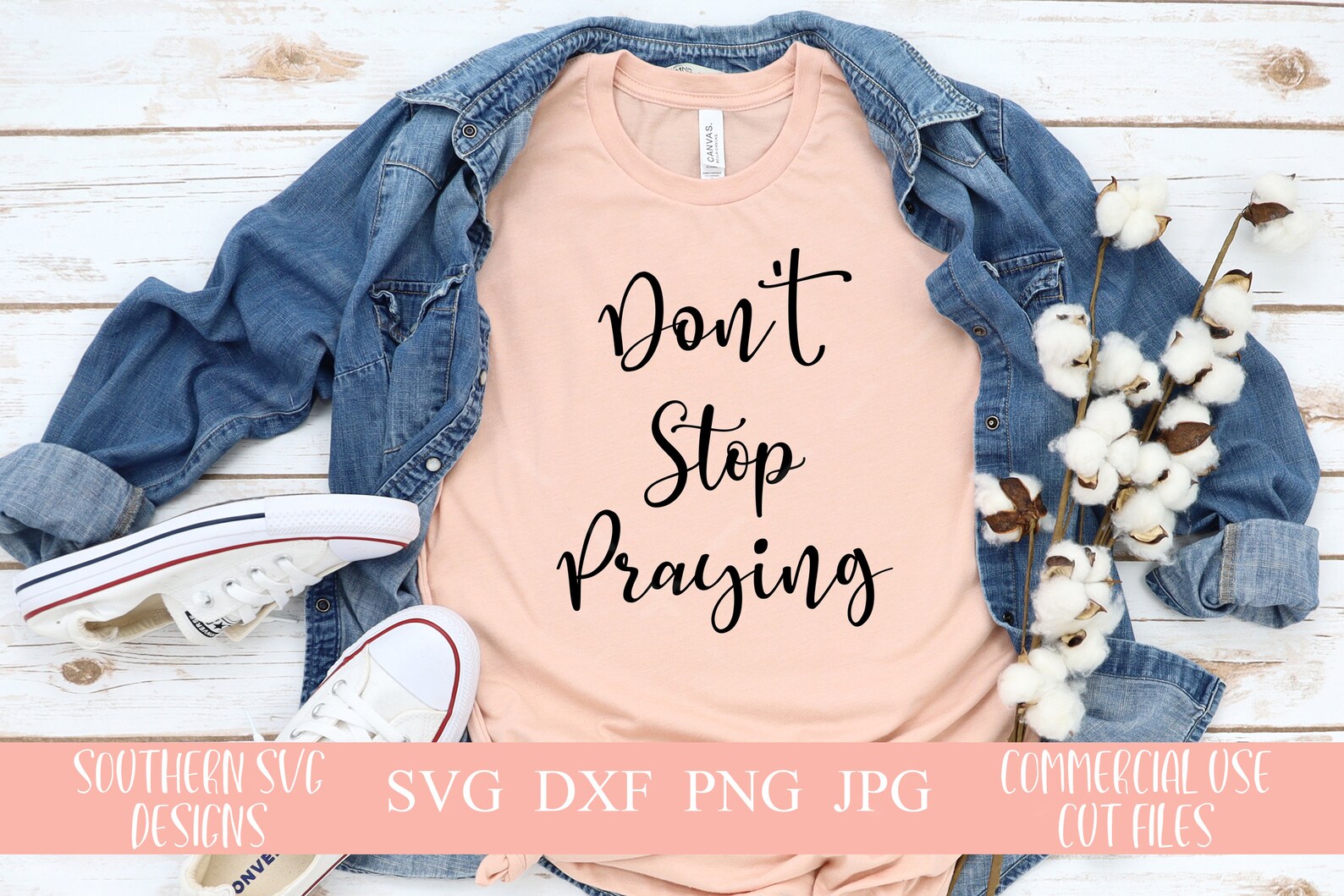 Don't Stop Praying Svgpray Svgchristian SVG - Etsy