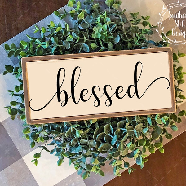 Blessed Sign - Etsy