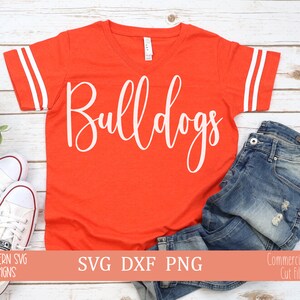 Bulldogs Svg, Football Svg, Game Day Svg, Bulldogs Shirt Cut File, Svg ...