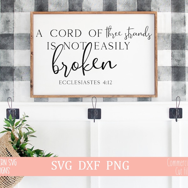Three Strands Svg - Etsy