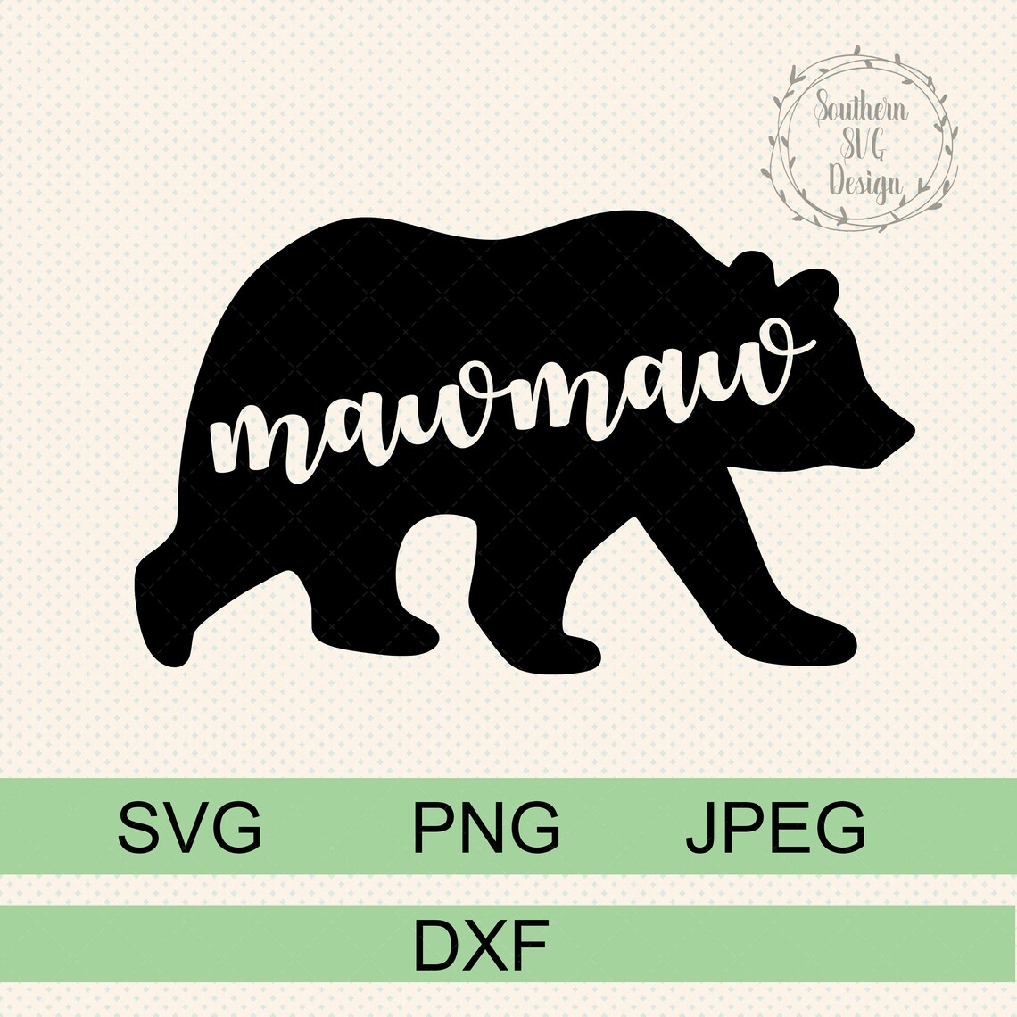 Mawmaw ours svg~Mamaw ours svg, dxf, png téléchargement instantané ...