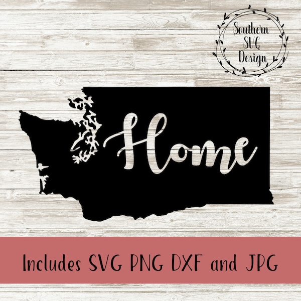 Washington State Outline Svg - Etsy